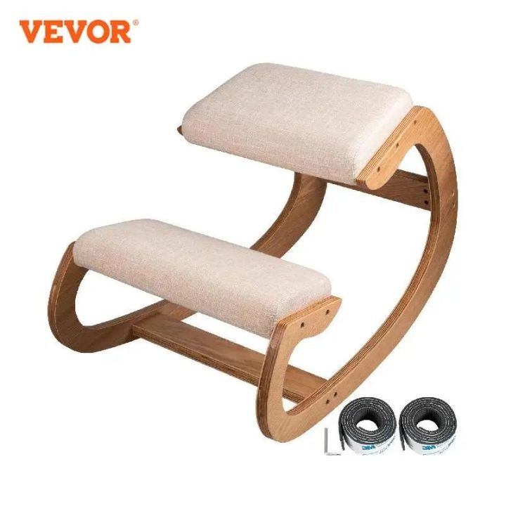 VEVOR Ergonomic Kneeling Chair Stool W/ Thick Cushion Home Office Chair ...