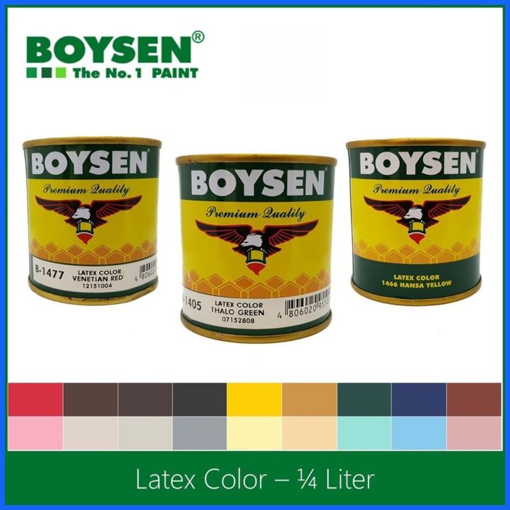 BOYSEN LATEX COLOR VENETIAN RED B-1477 ( 14 LITER ) FOR WOOD AND CEMENT ...