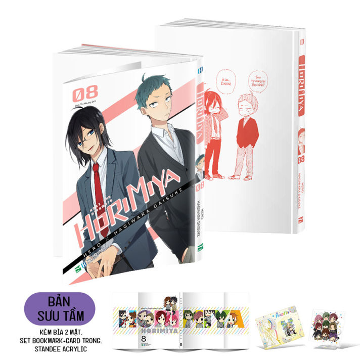 Sách - HORIMIYA - Tập 8 - Bản sưu tầm - Tặng kèm Standee Acrylic, Set ...