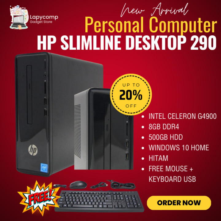 MINI PC - CPU - PC - KOMPUTER - DESKTOP - HP SLIMLINE DESKTOP 290 ...
