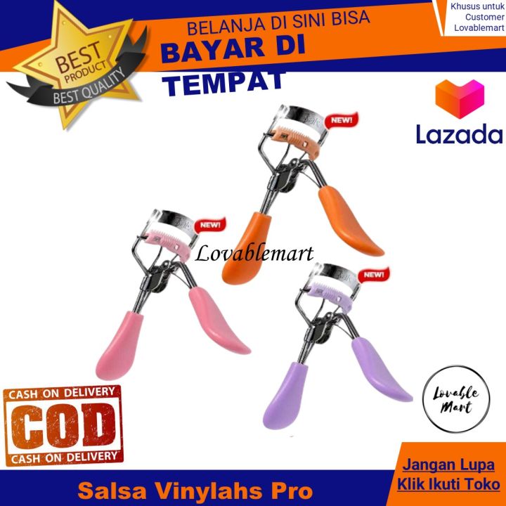 Lovablemart SALSA Vinylash Pro Color Eyelash Curler 2X lebih lentik ...