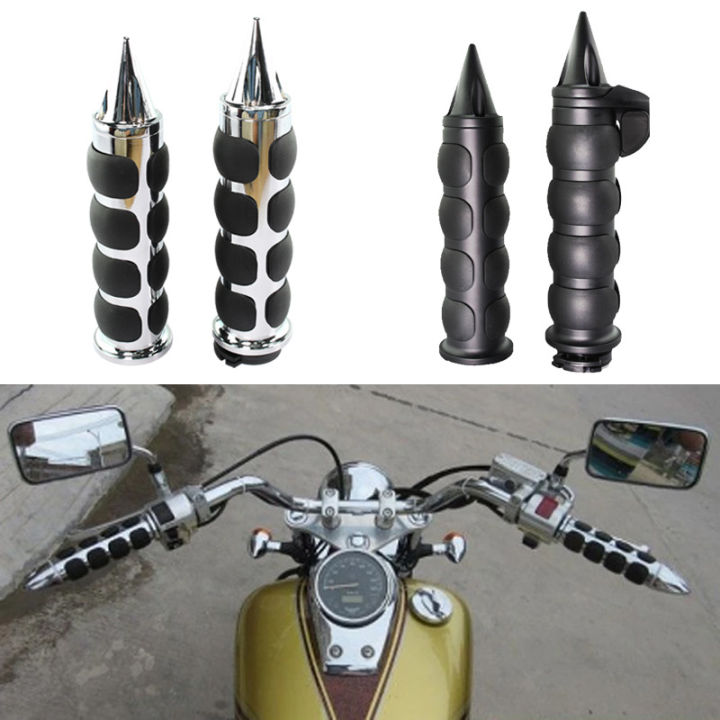 1" 25mm Air Cushioned Hand Grips w/ Throttle For Harley Honda Kawasaki ...