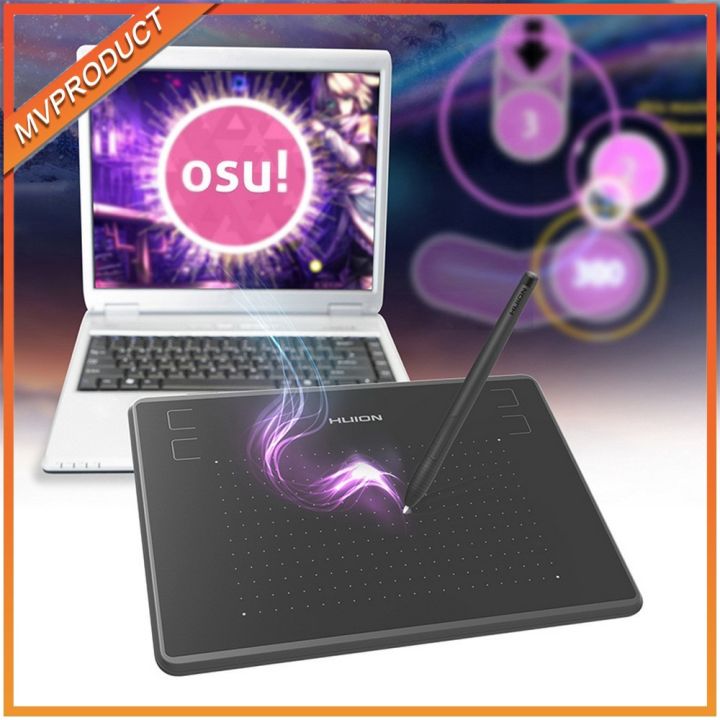 H430P Graphics Drawing Digital Tablets Signature Pen Tablet OSU Game ...