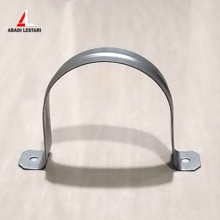 KLEM PIPA PLAT 4 INCH / KLEM BESI 4 INCH / KLEM SENG 4 INCH | Lazada ...