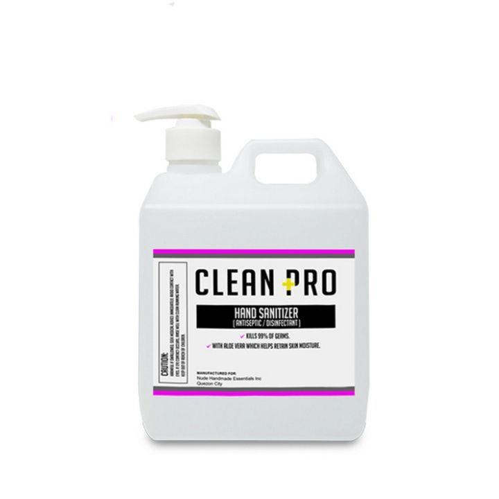 Clean Pro Hand Sanitizer; 1 Liter Pump | Lazada PH