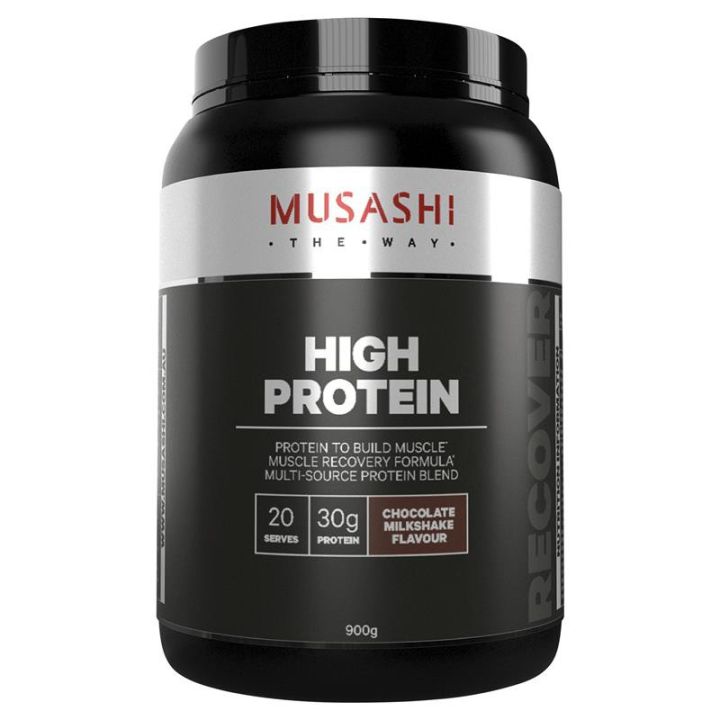 Musashi Bulk Mass Gain Whey Protein Blend (Mass Gain) 900 g Chocolate ...