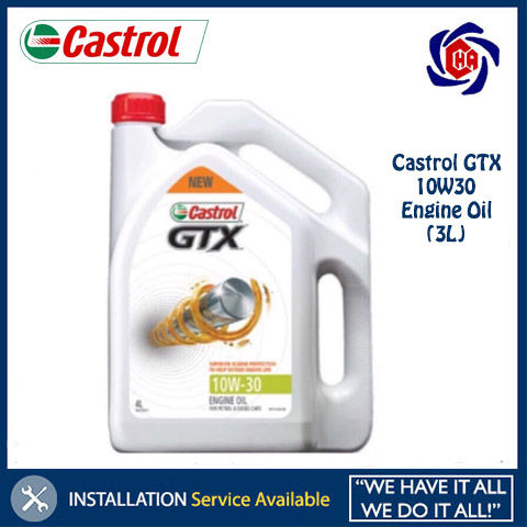 Castrol GTX 10W30 Engine Oil (3L) 10W-30 | Lazada