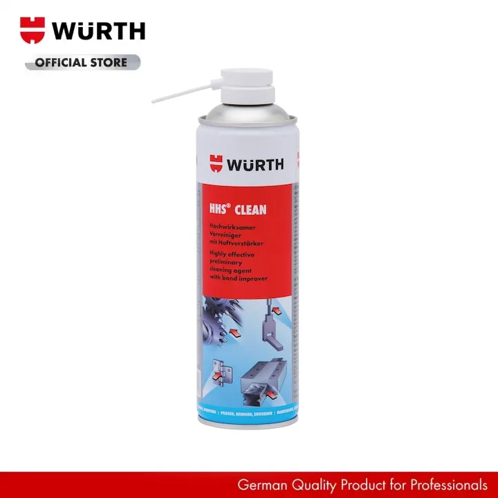 Wurth Adhesive Lubricant Pre-cleaner HHS® Clean 500ml | Lazada