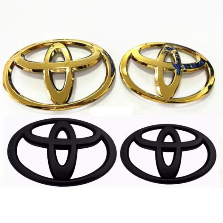 For TOYOTA emblem front grille logo Rear trunk badge for Corolla Camry ...