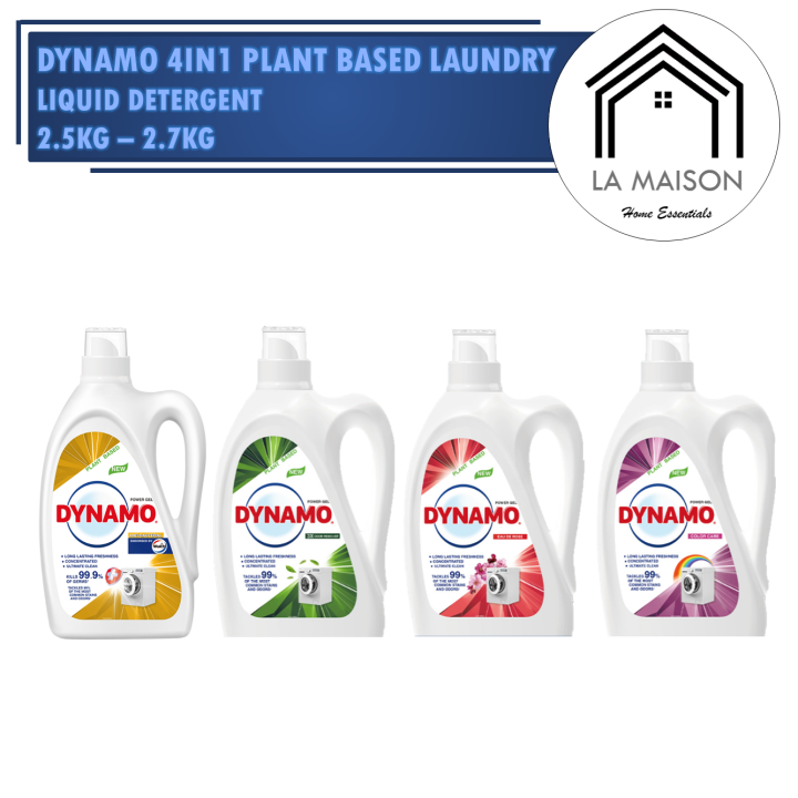 [Bundle of 4] Dynamo Plant Based Laundry Liquid Detergent | Lazada ...