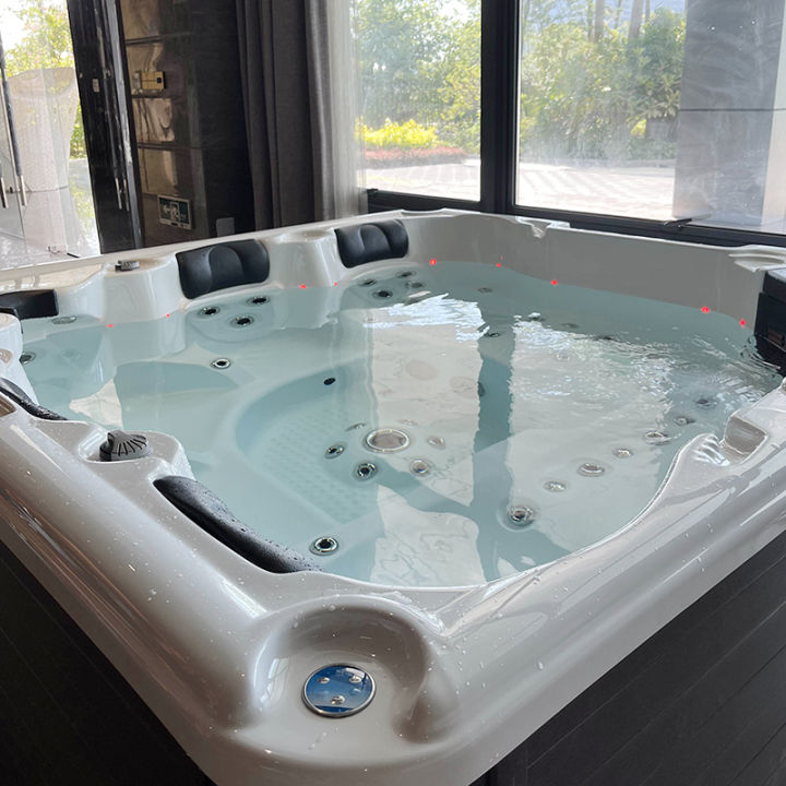 Jacuzzi home outdoor hot spring surfing villa double constant ...