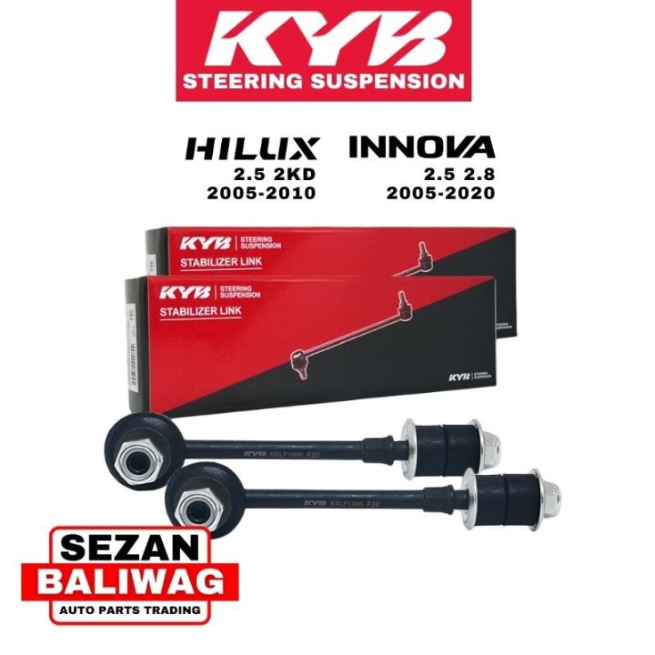 STABILIZER LINK SET 2 PCS TOYOTA INNOVA HILUX 2005-2020 KSLF1000 KYB ...