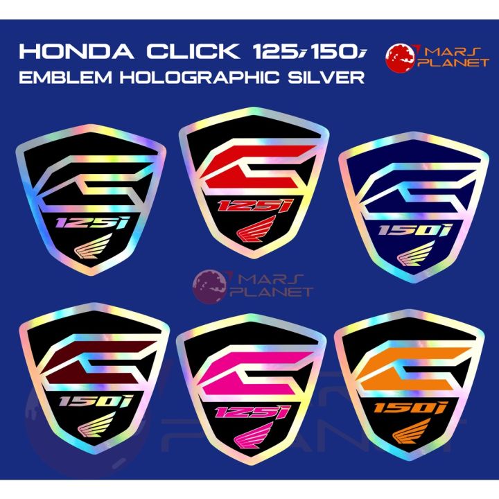 HONDA CLICK 125i 150i STICKER DECAL EMBLEM FOR MOTORCYCLE WATERPROOF ...