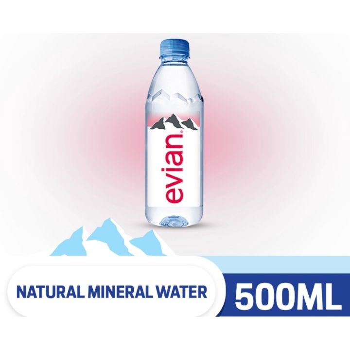 Evian Natural Mineral Water (500ml) | Lazada