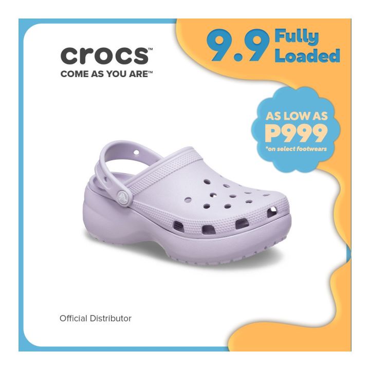 Crocs Women's Classic Platform Clog in Mauve Mist | Lazada PH
