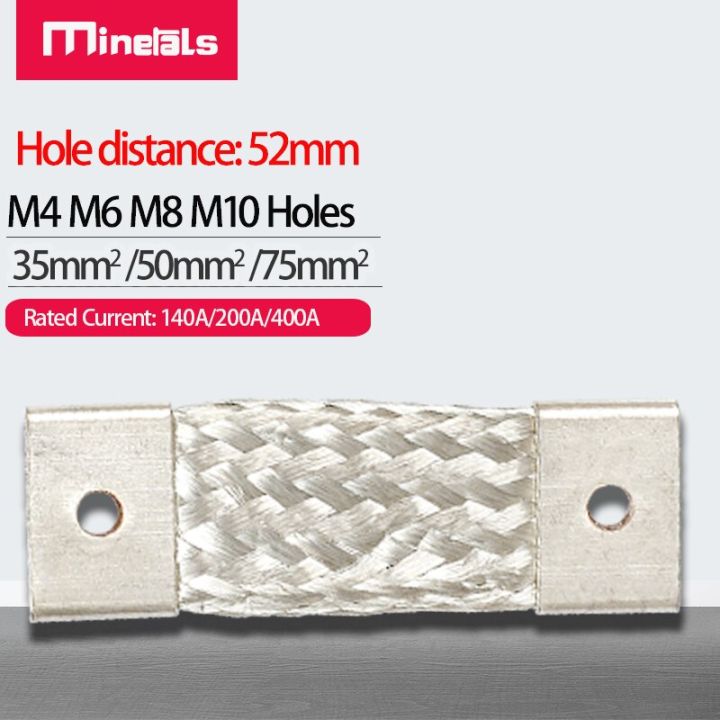 [HOT] Soft Bus Bar 140A 200A 400A 52mm Hole distance M4 M6 M8 M10 ...