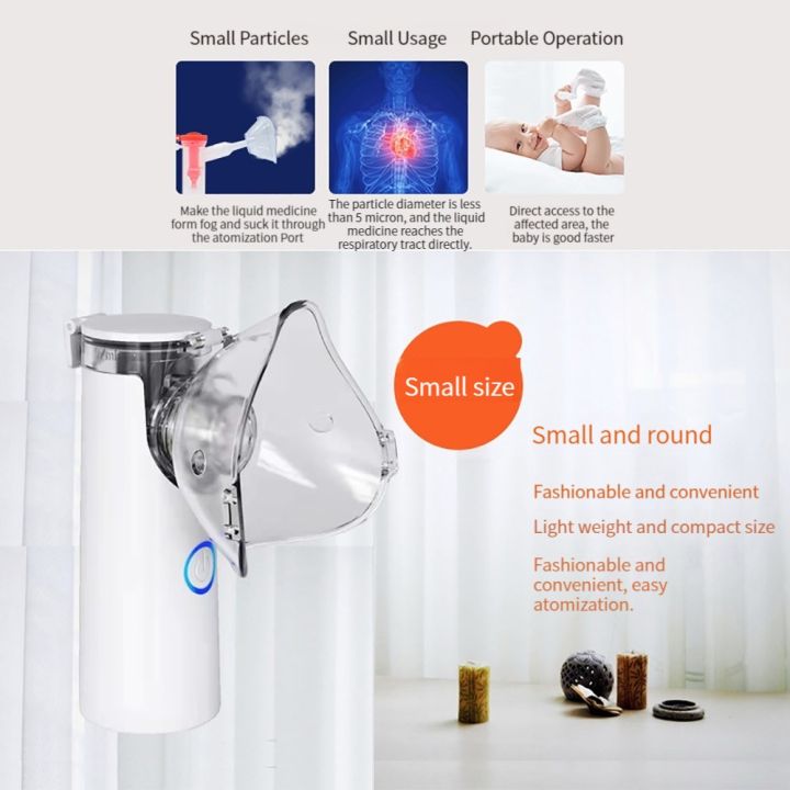 Handheld Portable Nebulizer Ultrasonic Nebulizer Spray Mini Inhaler ...