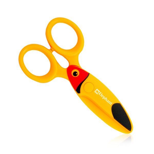 ELEPHANT กรรไกรสำหรับเด็ก ตราช้าง Scissors for kids ขนาด 4 3/4 นิ้ว ...