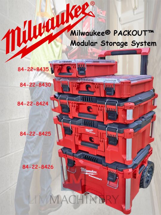 Milwaukee Pack Out Modular Storage System 5 Pcs Combo ( 48-22-8435 /48 ...