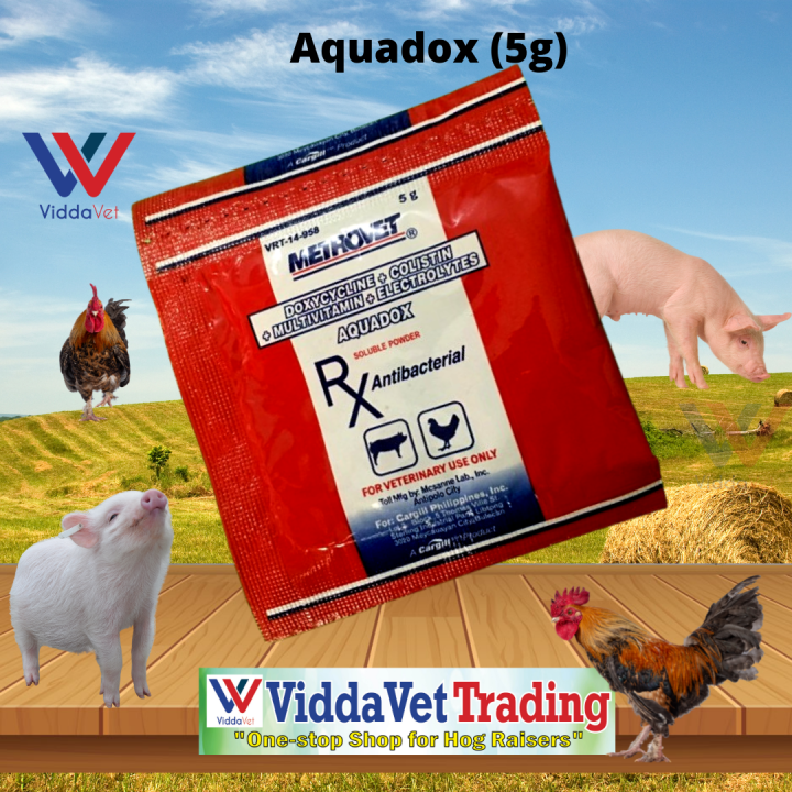 5g Aquadox water soluble powder for animals pets livestock Aquadox Anti ...