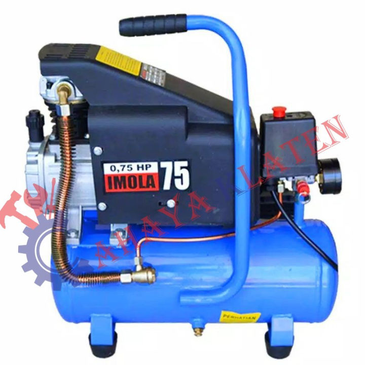 Kompresor Angin 0.75HP LAKONI IMOLA 75 / Air Compressor 3/4Hp 10L ...