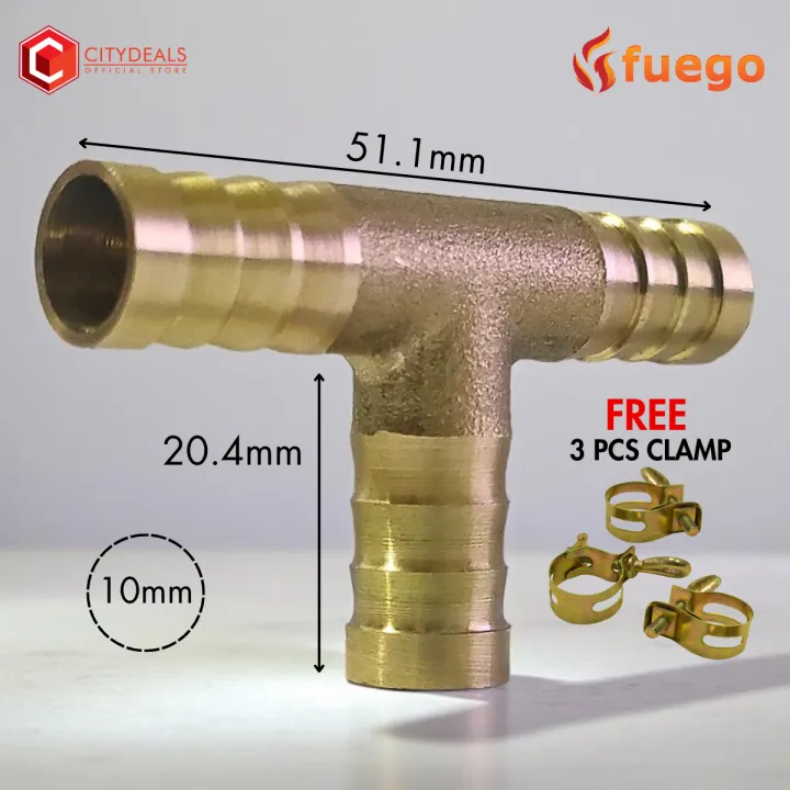 LPG Hose T Splitter Connector Gas Hose Splitter Fuego F-TSPLITTER ...