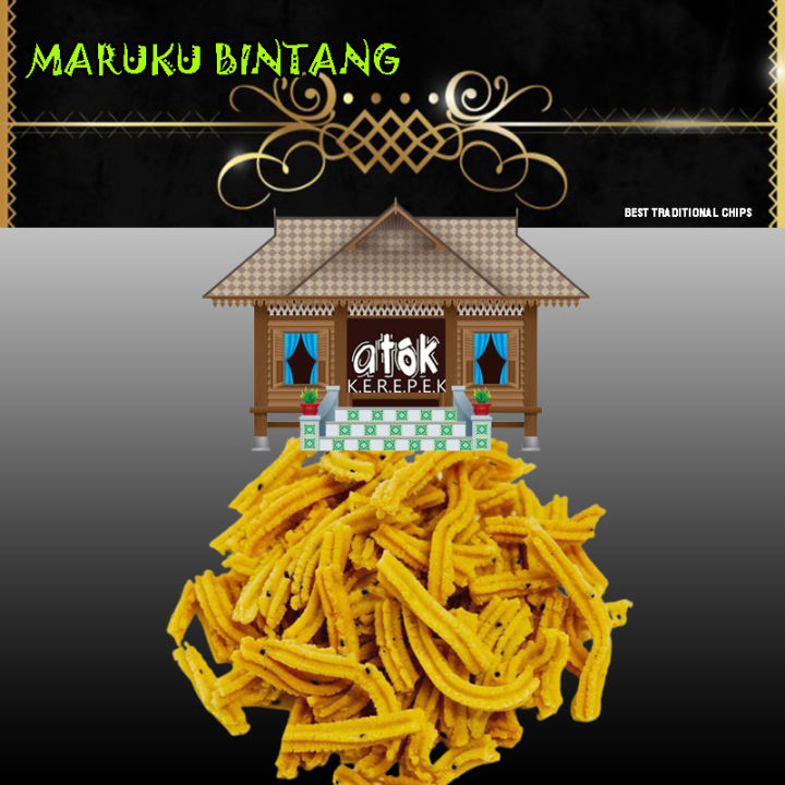 MARUKU BINTANG 400g | KEREPEK TRADISIONal | Lazada