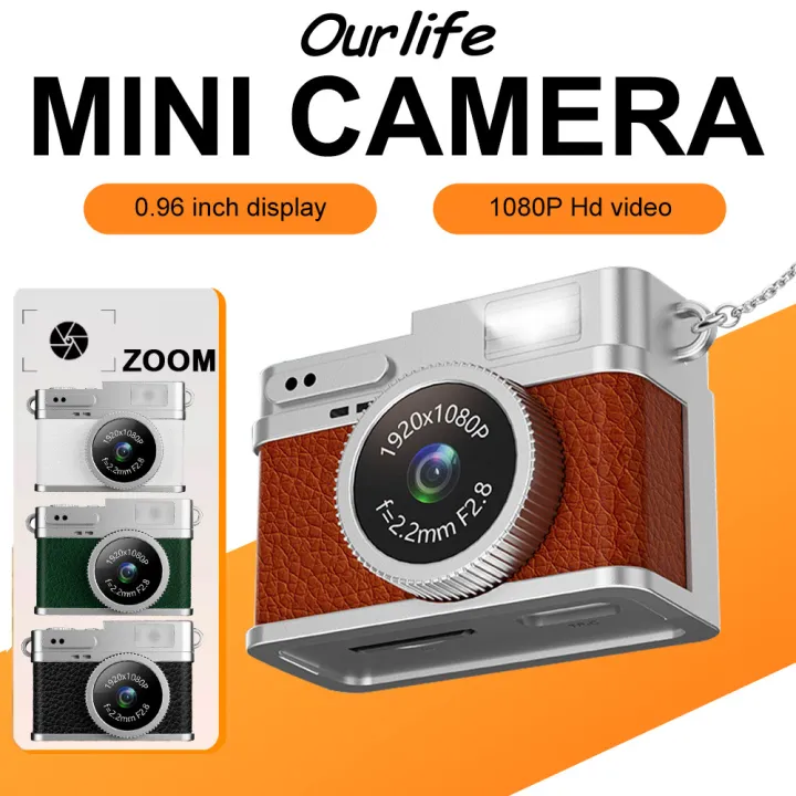 Ourlife Digital Camera 1080P CCD Mini Cam with Screen Indoor Outdoor ...