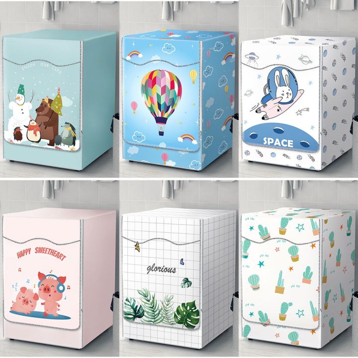 Washing Machine Waterproof Dust Cover Cloth For Front Loaded Washing ...