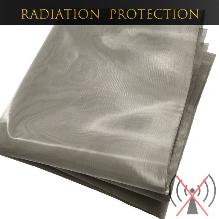 Copper Faraday Fabric Transparent Clear Net Cloth Reducing EMF RF EMI ...