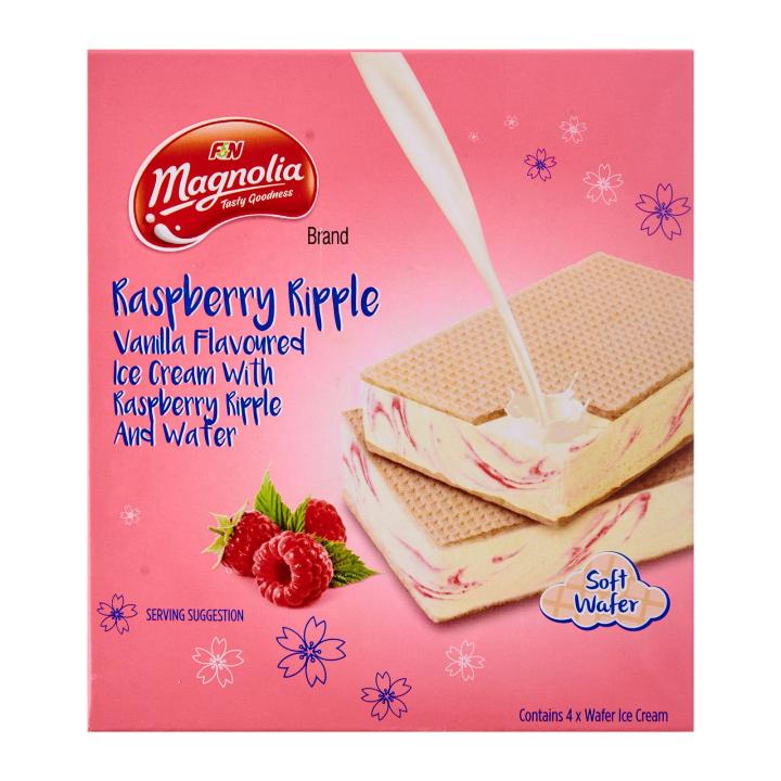 Magnolia Raspberry Ripple Wafer Ice Cream - Frozen | Lazada Singapore