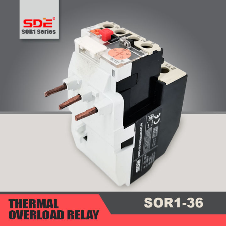 SDE THERMAL OVERLOAD RELAY (SOR1-36A Series) | Lazada PH