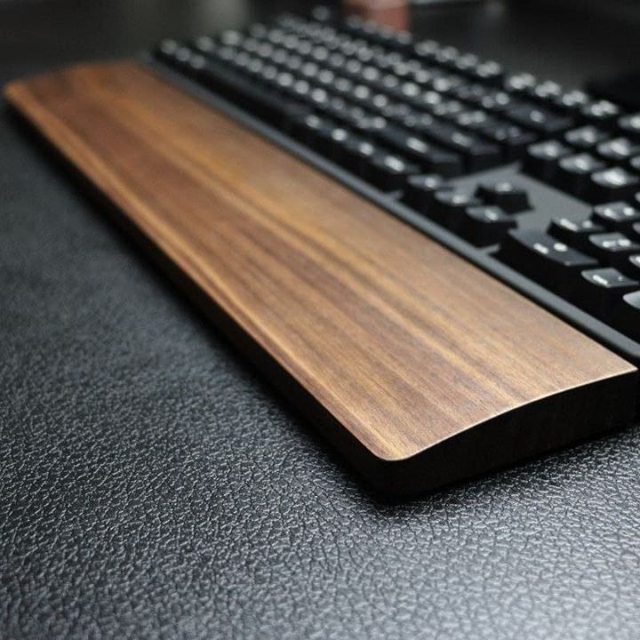 Walnut Wood Keyboard Wrist Rest / Palm Rest for Mechanical Keyboard ...