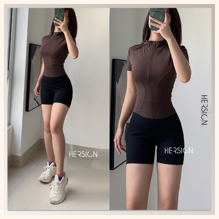 Bộ đồ tập gym nữ Quần áo chạy bộ đạp xe dành cho nữ HERSIGN-SMIXA19N12A ...