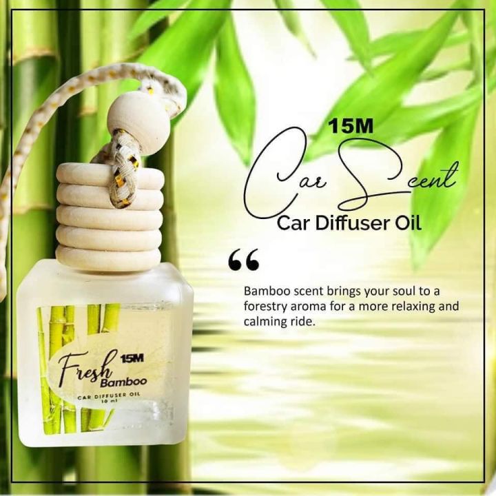 CAR DIFFUSER OIL FRESH BAMBOO SCENT | Lazada PH