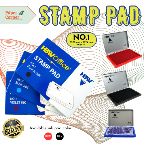 STAMP PAD NO.1 ASSORTED BRAND 1PC | Lazada PH