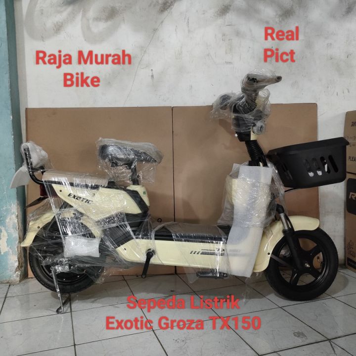 Sepeda Listrik Exotic Groza TX150 Terbaru Garansi Resmi Sepeda Listrik ...