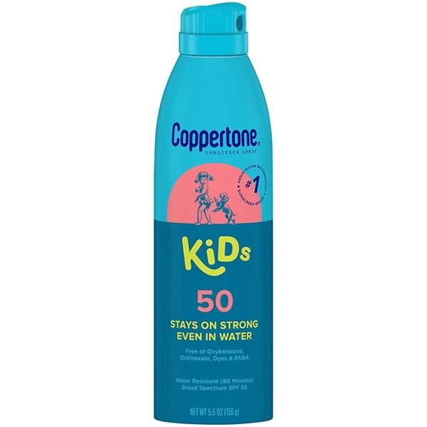 Bình xịt chống nắng kháng nước cho trẻ em Coppertone KIDS Sunscreen ...