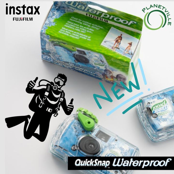 กล้อง FujiFilm QuickSnap Waterproof สินค้าของแท้ พร้อมส่ง | Lazada.co.th