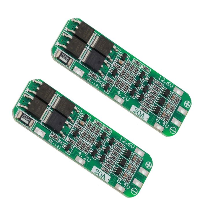 3S 20A Lithium Battery 18650 Charger PCB BMS Protection Board 18650 Li-Ion Battery Charging ...