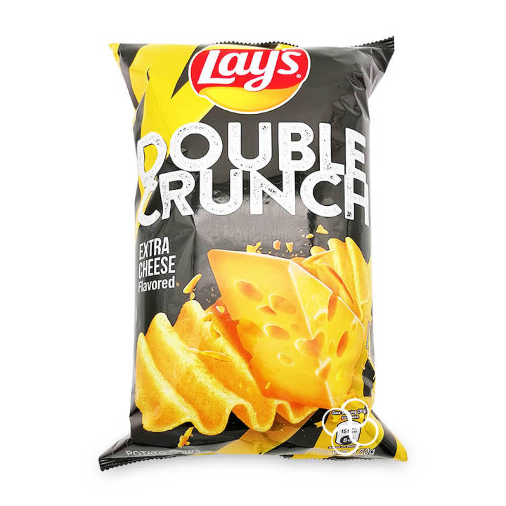 Lay's Double Crunch Extra Cheese Potato Chips 170g | Lazada PH