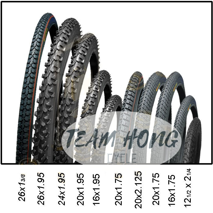 Tayar Basikal 12" 16" 20" 24" 26" Tire Bicycle MTB BMX Budak City Bike ...