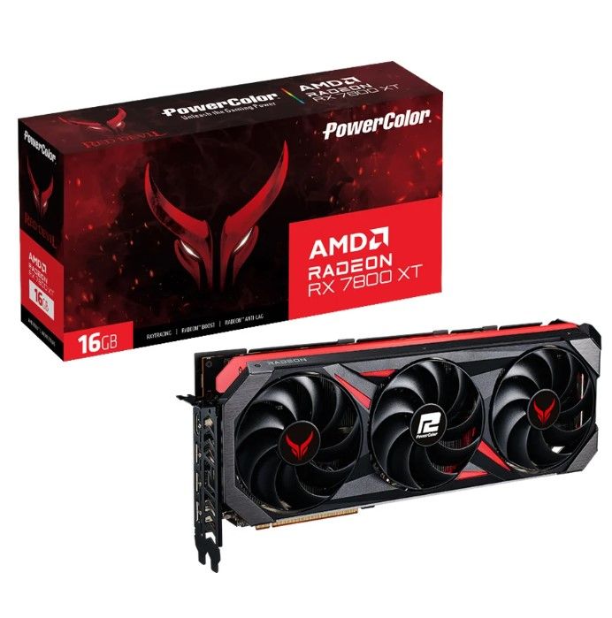 Power Color Red Devil AMD Radeon RX7800 XT 16GB GDDR6 | Lazada.co.th