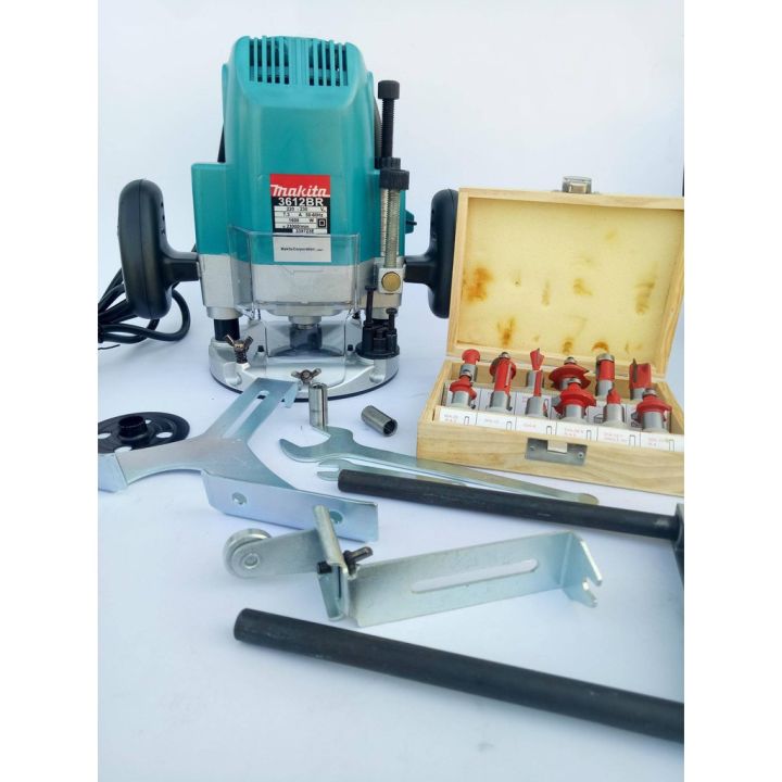 Pro +++ ชุดเราเตอร์ makita 3612BR แถมดอก 12 ดอก ราคาดี อุปกรณ์ เรา เตอร ...