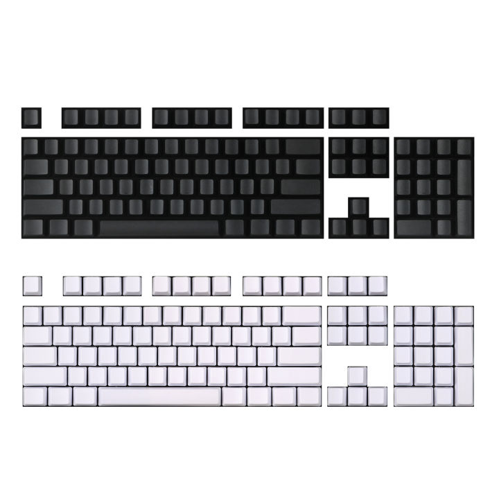 【COOL】 OEM profile cherry mx keycap PBT Blank White Black R4 R3 R2 R1 ...