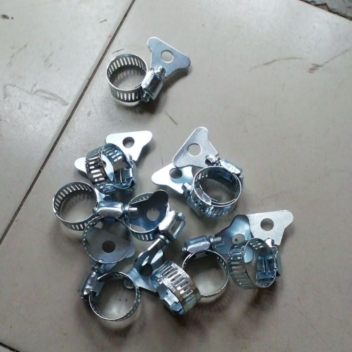 7/8" HOSE CLAMP KLIP PAIP DARI BESI BERSADUR LENGKAP DENGAN PEMULAS ...