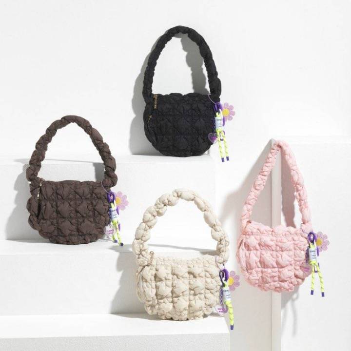 [พร้อมส่งของแท้100%] Carlyn Soft M bag Ivory/Beige/Violet/Black/Khaki ...