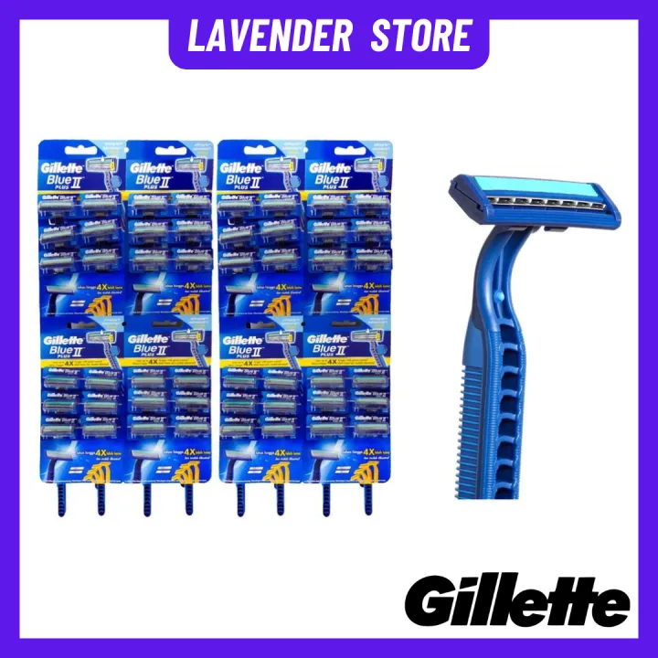 Gillette Blue 2 Plus Disposable Razor Card 1's | Lazada