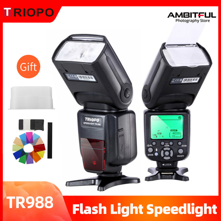 TRIOPO TR-988 TTL HSS High Speed Sync Camera Speedlite Flash for Canon ...