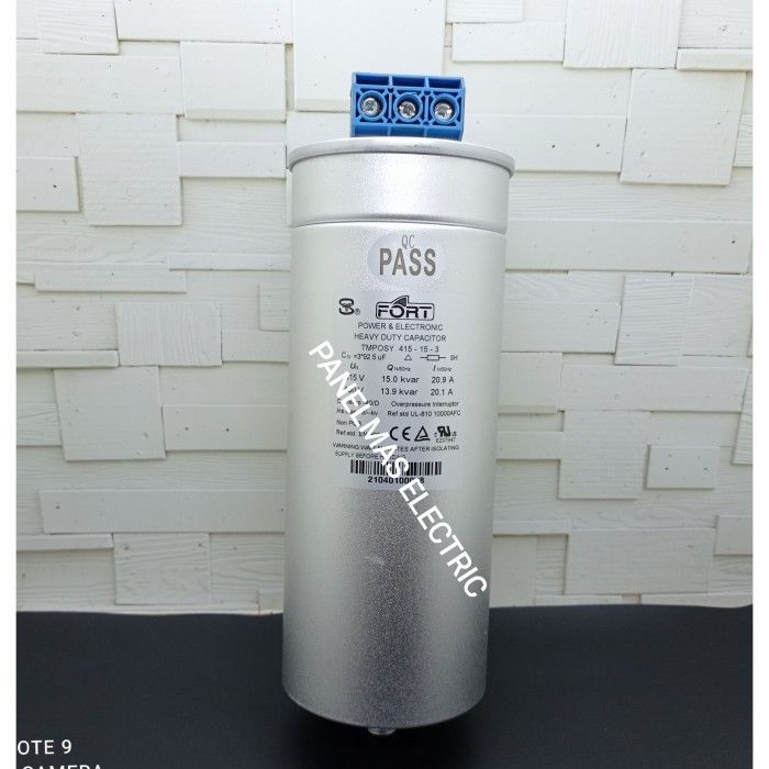 Capacitor 15 Kvar 415V TMPDSY-415-15-3 Kapasitor Bank Fort 15kvar 415V B16 BERKUALITAS | Lazada ...